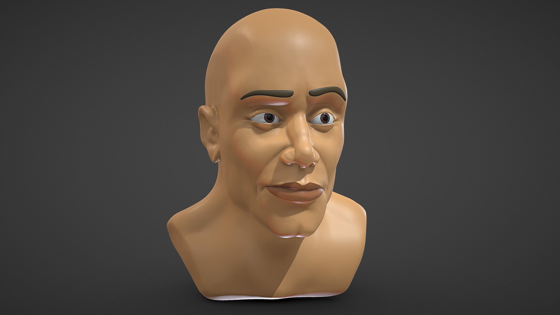 Stylized Male Head Character Sculpt - Buy Royalty Free 3D model by Ryan ...