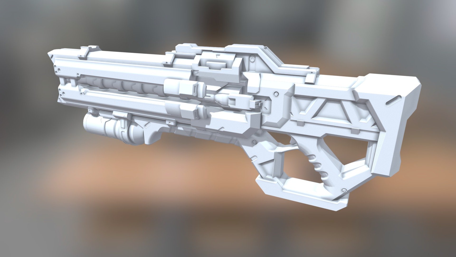Soldier 76 - Heavy Pulse Rifle - Overwatch - 3D model by D-Sign ...