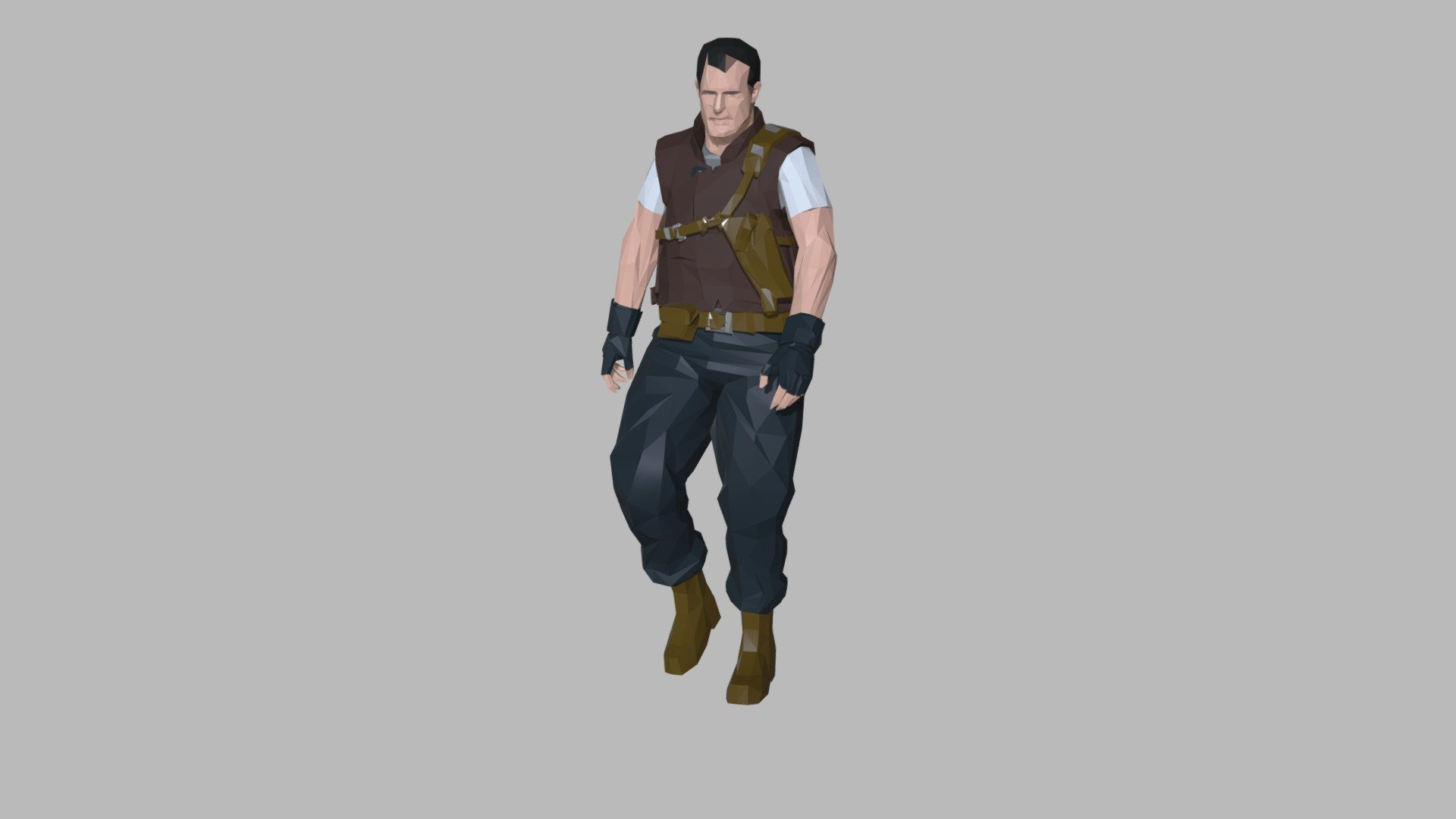 Character game Animated Poly art 1911061 - Buy Royalty Free 3D model by ...