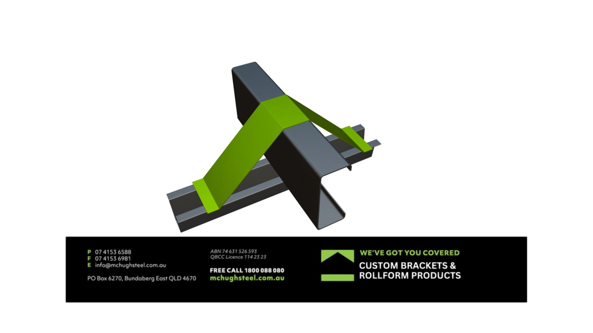 DWG326 C150 Fly Brace - Top Hats - 3D model by mchughsteel [a744ccb ...