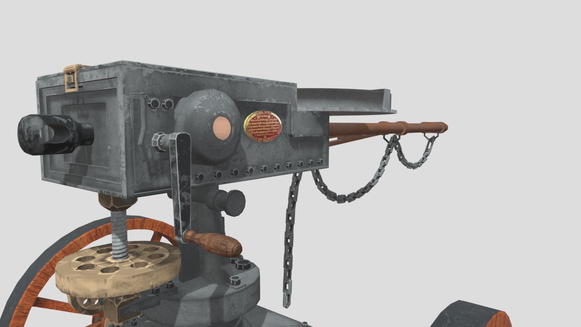 Nepalese Bira Gun - 3D model by KieronKen [a745524] - Sketchfab
