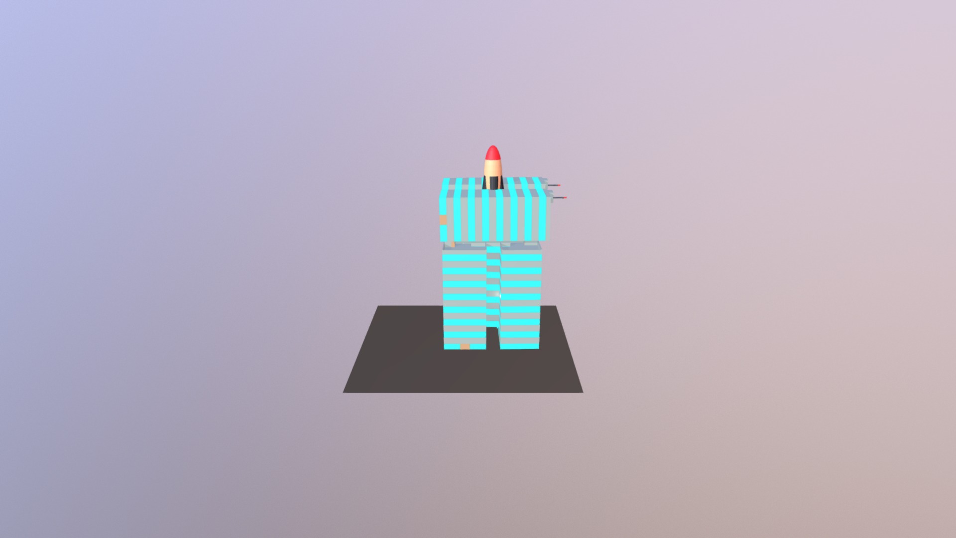 Animasi Roket Wkwk - 3D model by haidar [a7464be] - Sketchfab