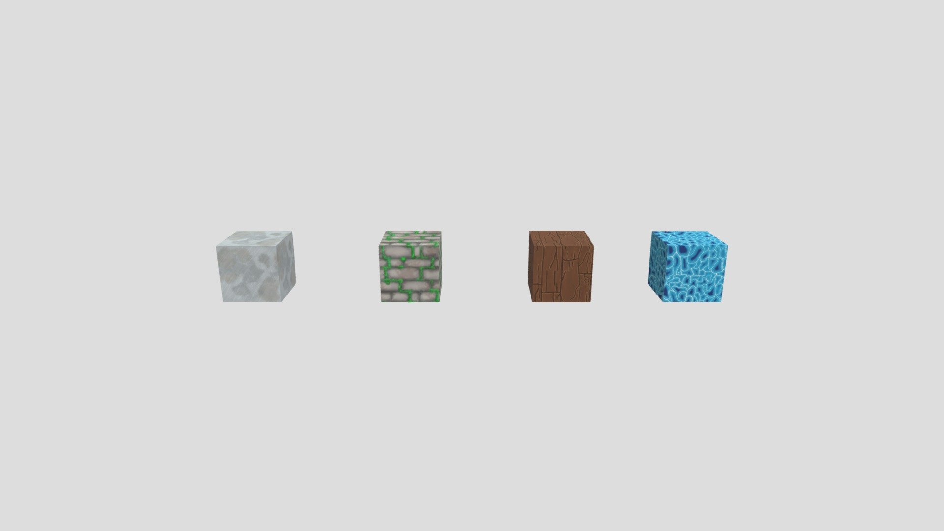 Cubes handpainted textures - 3D model by Z3d04 [a748ea4] - Sketchfab