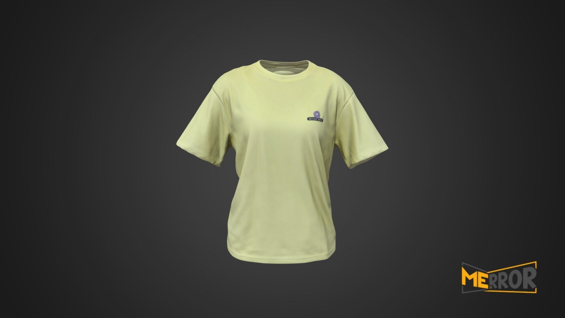 [Game-ready] Yellow T-Shirt - Buy Royalty Free 3D model by ME.RROR ...