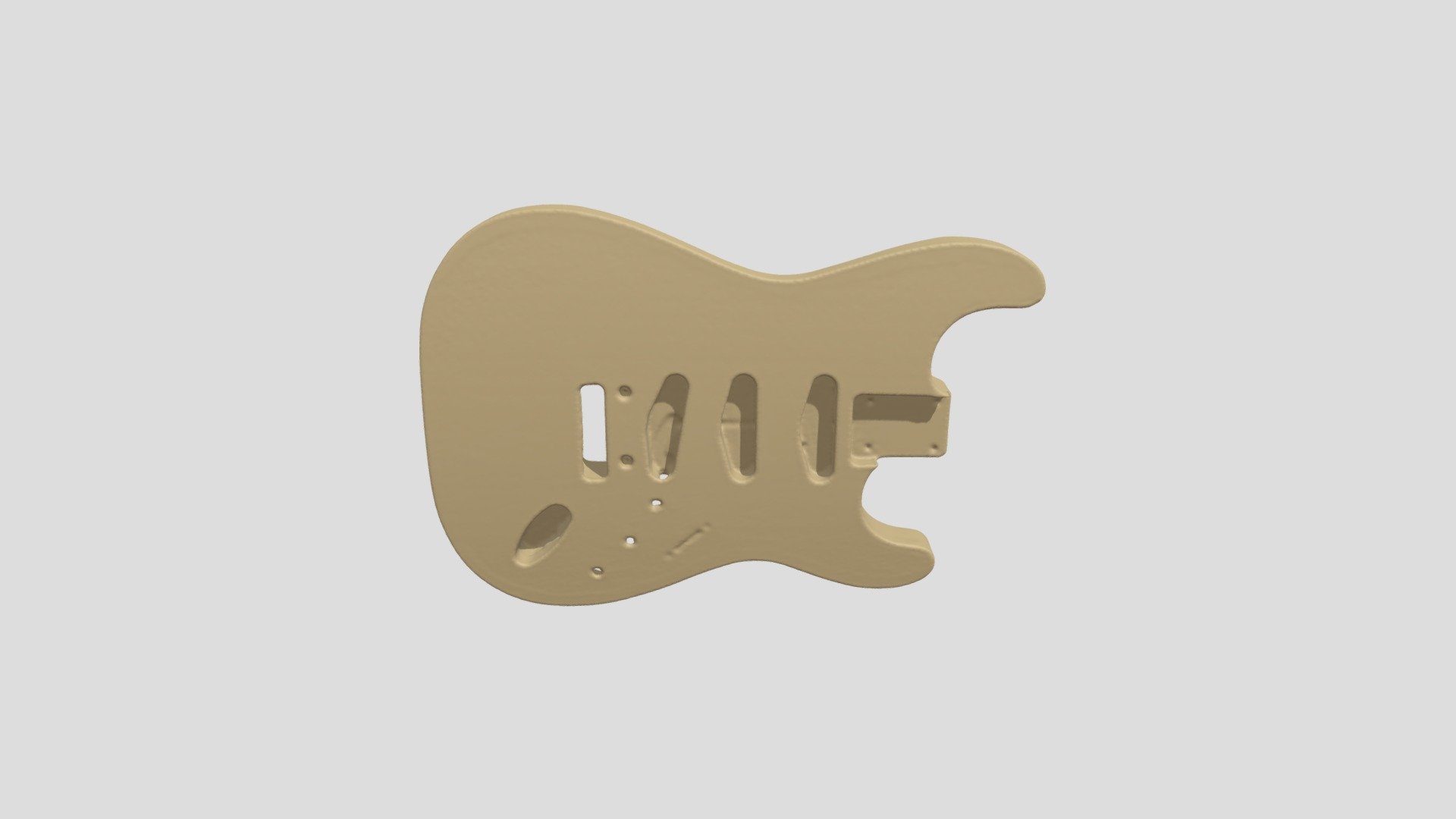 Guitar 1 Scan - Download Free 3D model by makercommons [a74a4a7 ...