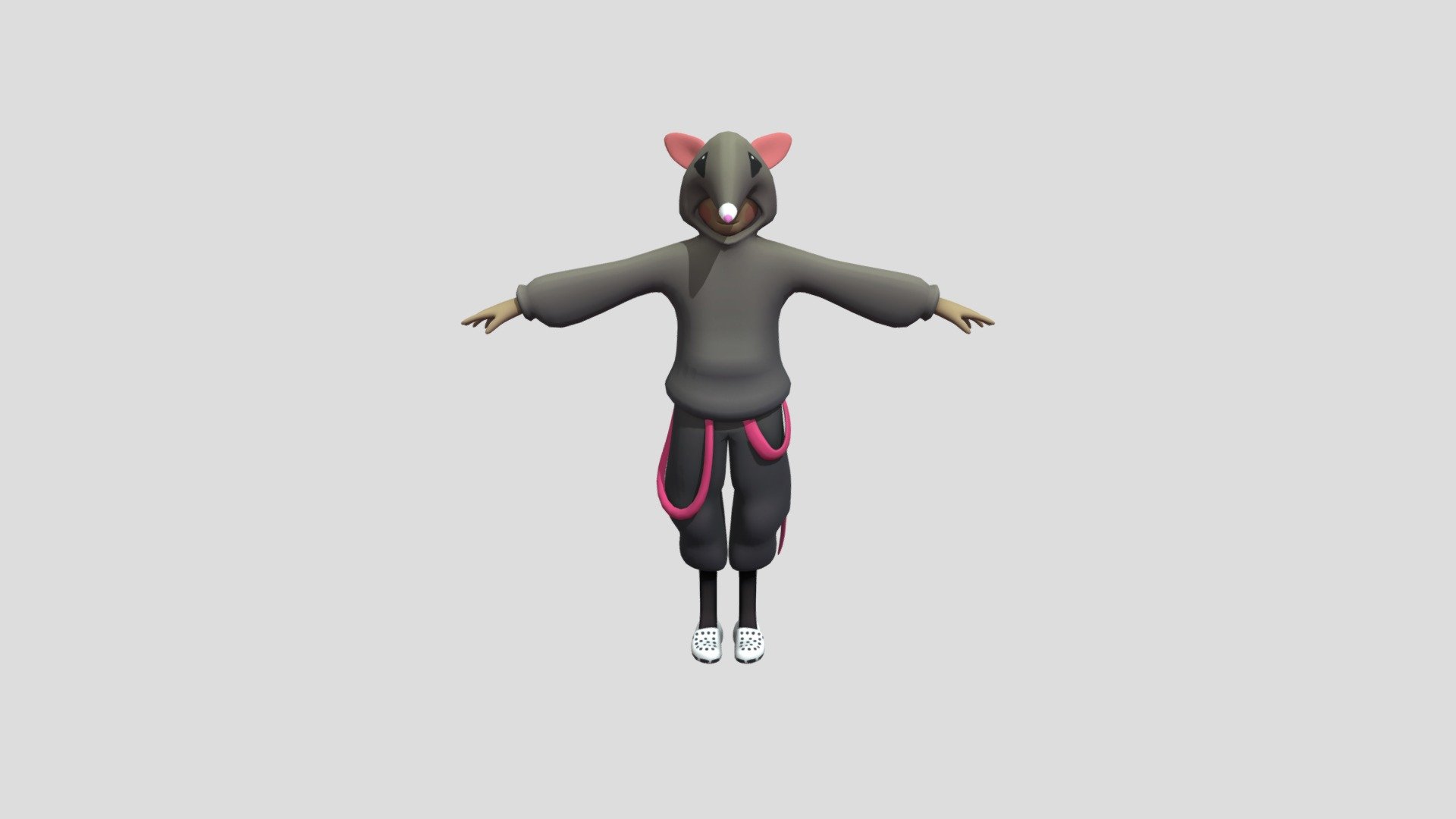 Mouse character 3D model - Download Free 3D model by filipp.aronovits ...