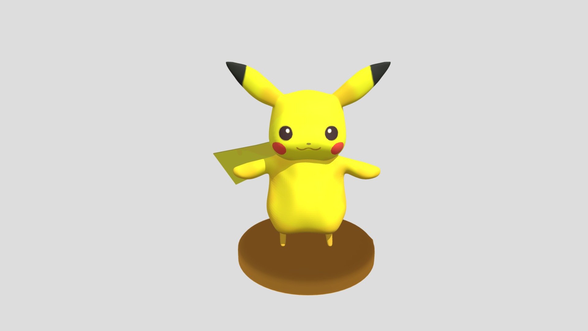 Pikachu - Download Free 3D model by Tonimon [a74b1cf] - Sketchfab