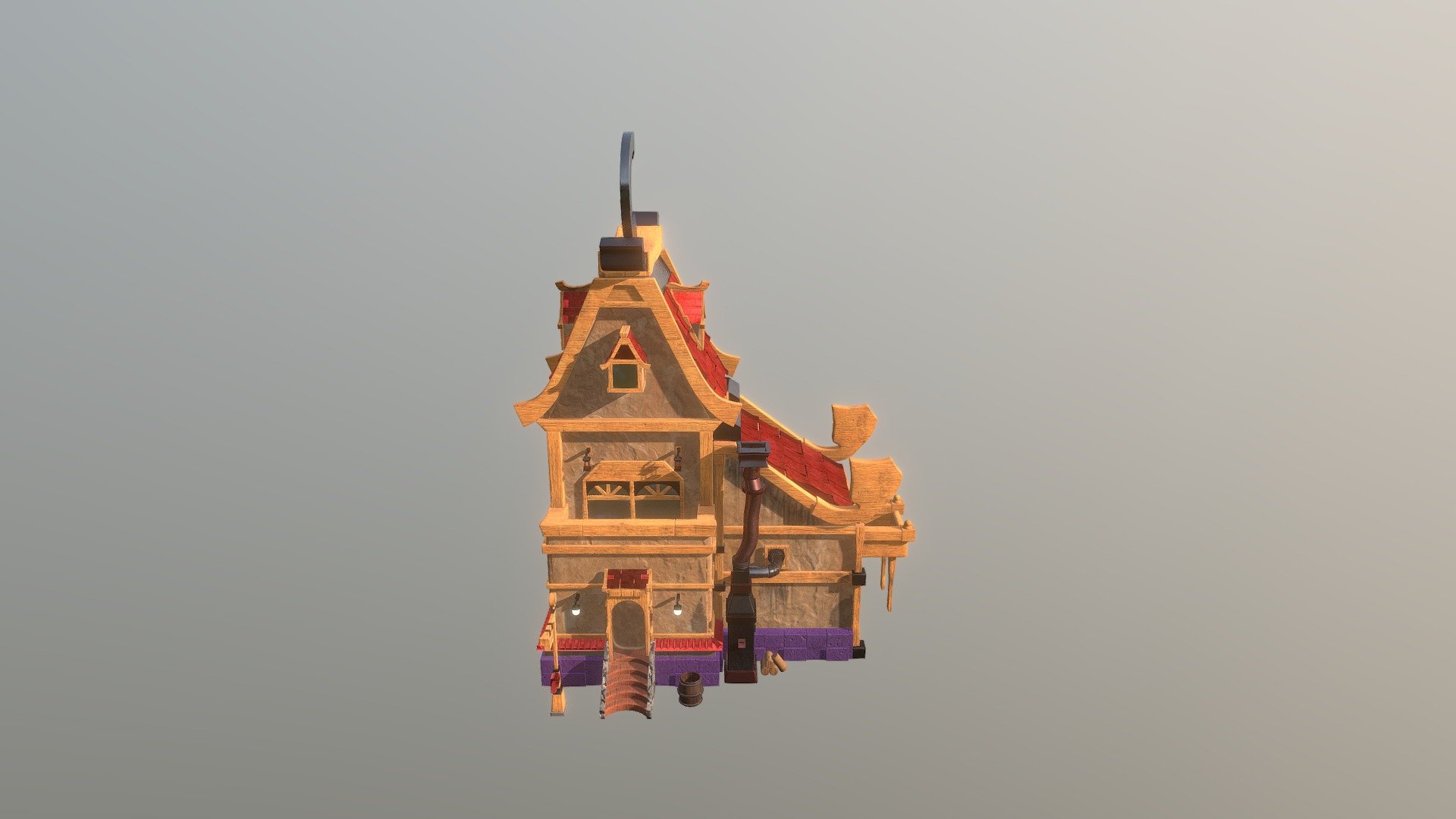 Moon House - 3D model by GUMY117 [a74b658] - Sketchfab