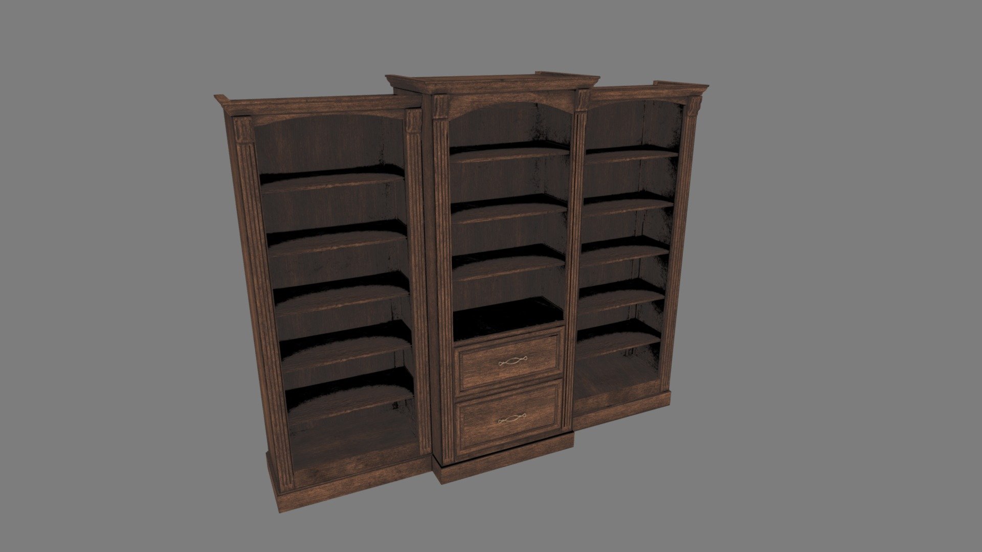 Old Library 02 - Download Free 3D model by MotogegeAtelier ...