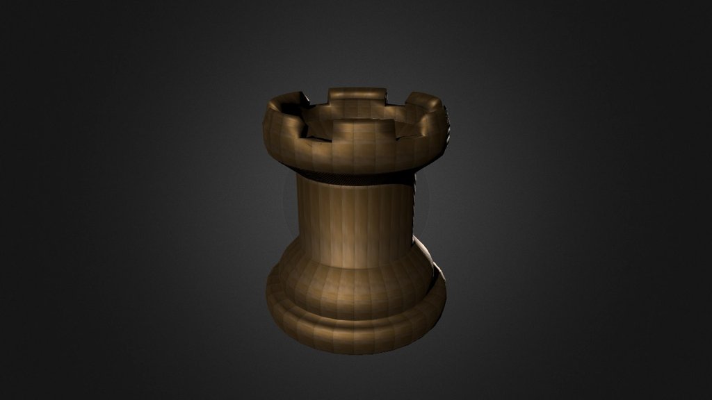 Chess Piece: Rook - Download Free 3D model by denis98 [a74db20] - Sketchfab