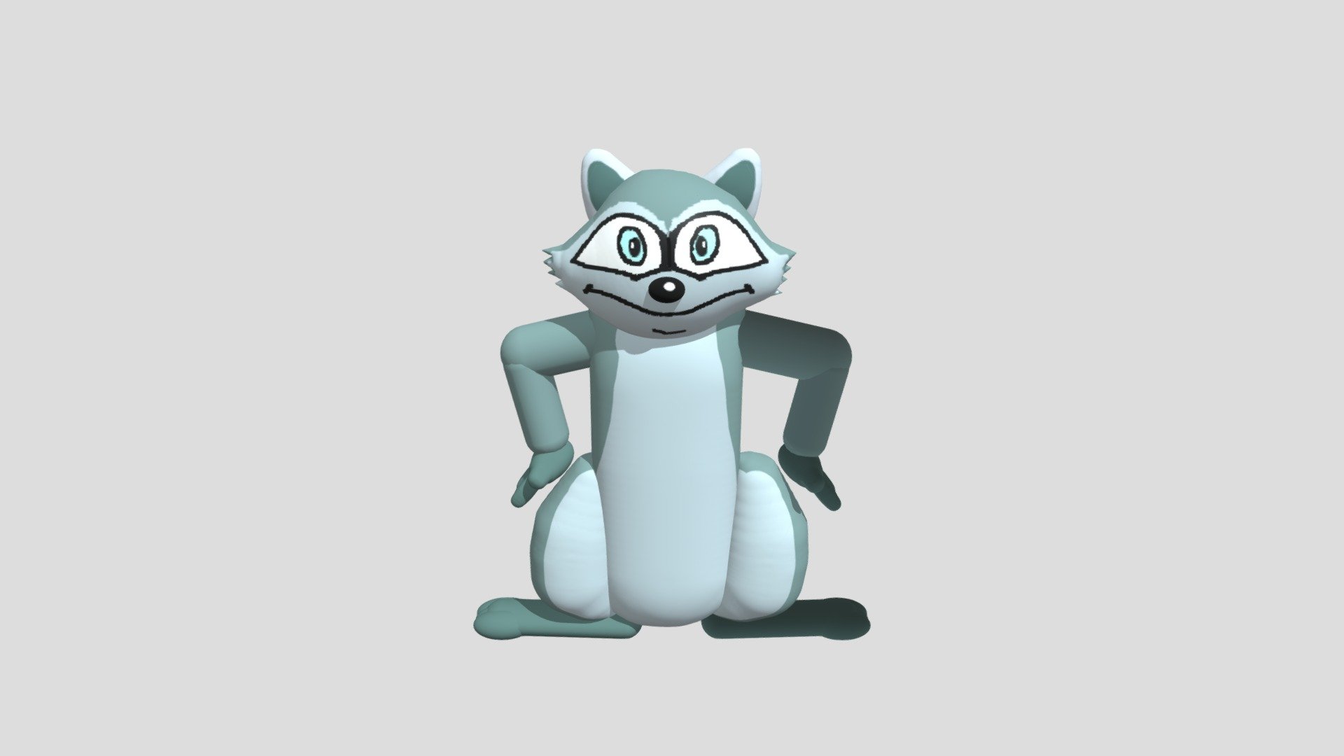 Wabuu The Raccoon - Download Free 3D model by niccheezey [a7523b6 ...