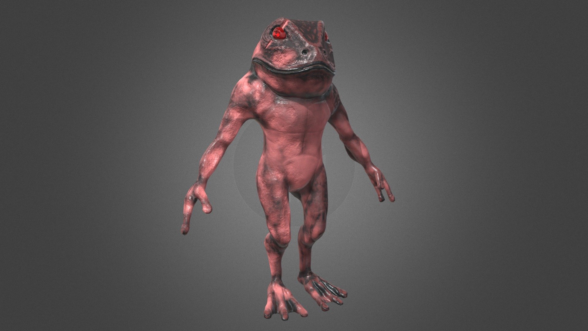 Frog Demon - 3D model by Samantha Day (@SamanthaDay) [a752920] - Sketchfab