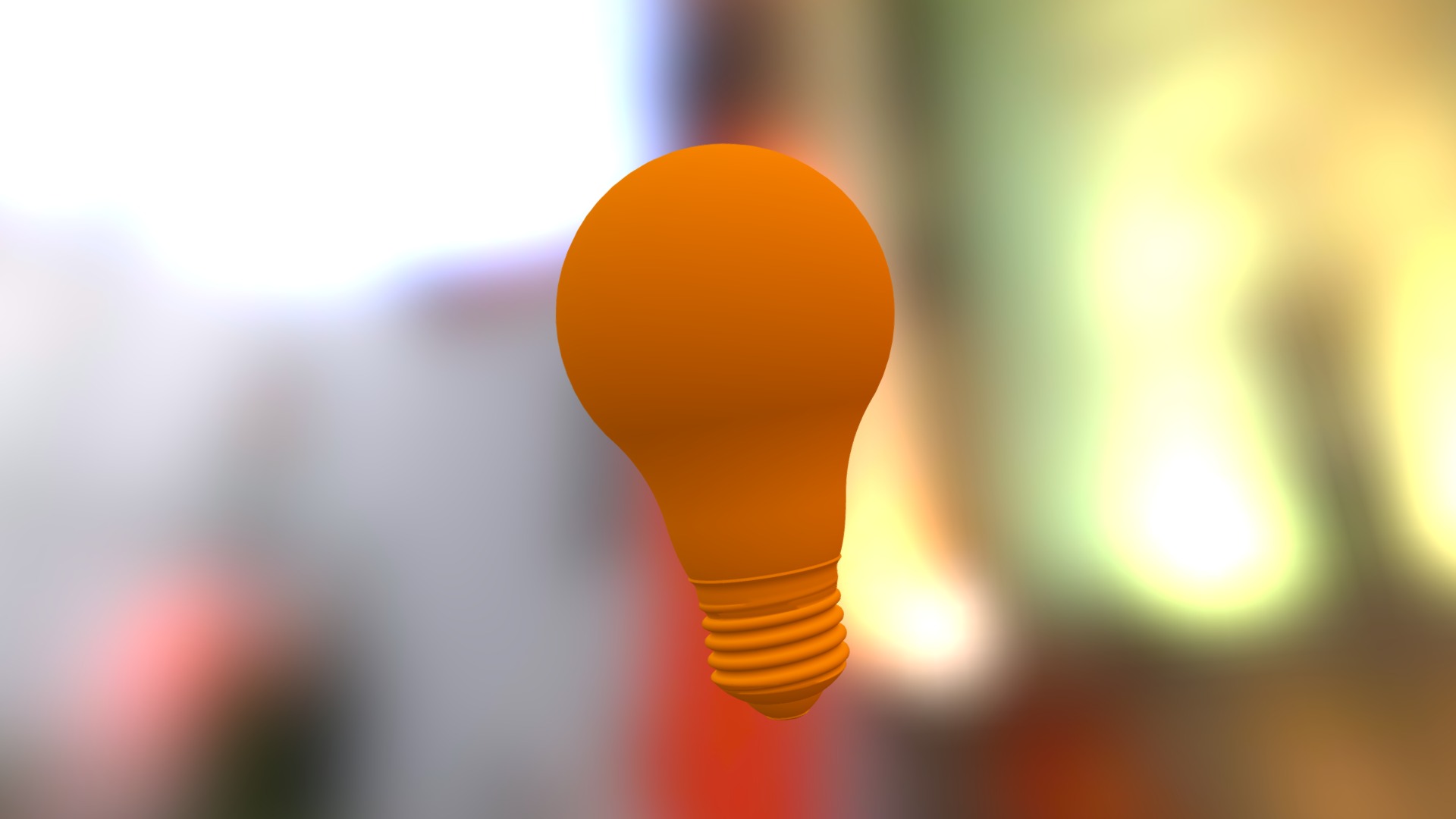 Multicolor Bulb - 3D model by EK Wingate (@wprodigy) [a7539b9] - Sketchfab