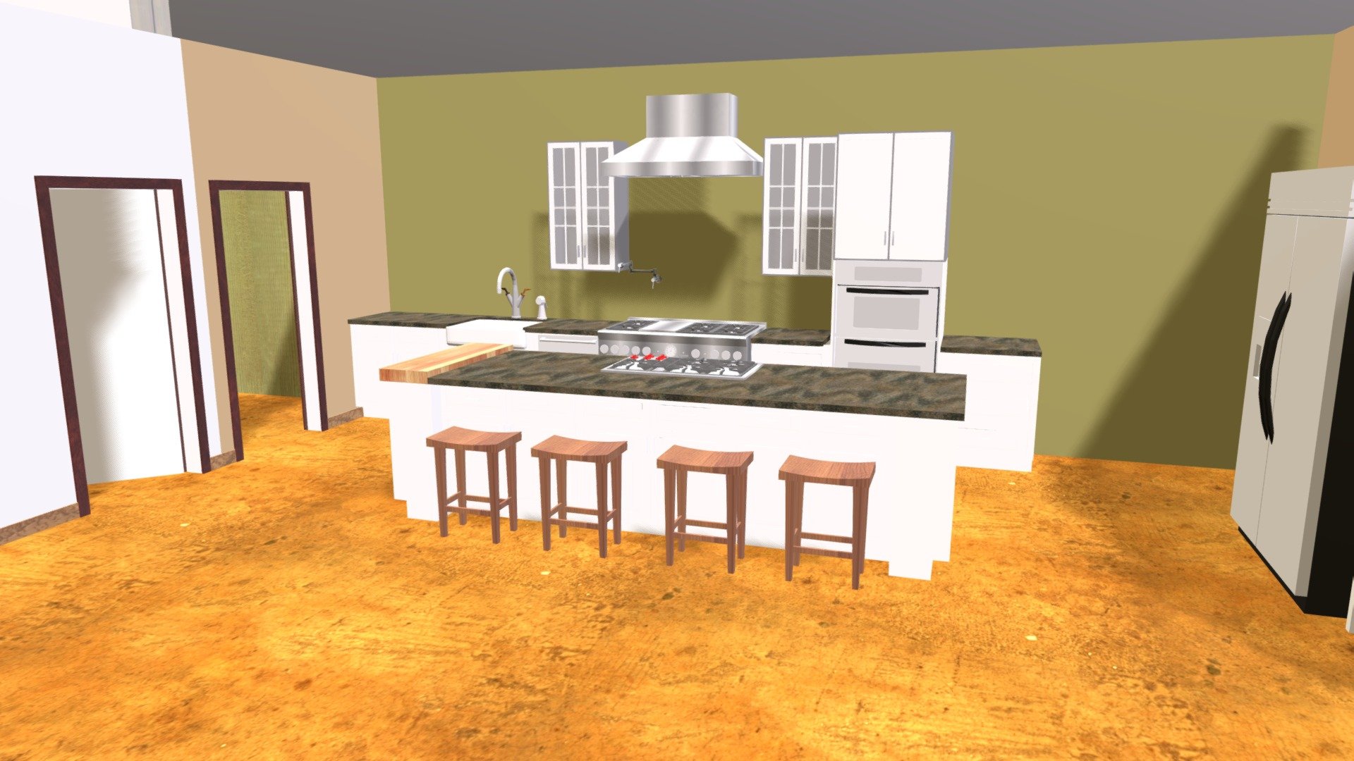 SIP CAVE-Kitchens - 3D model by Virtual Architec LLC (@varchitec ...