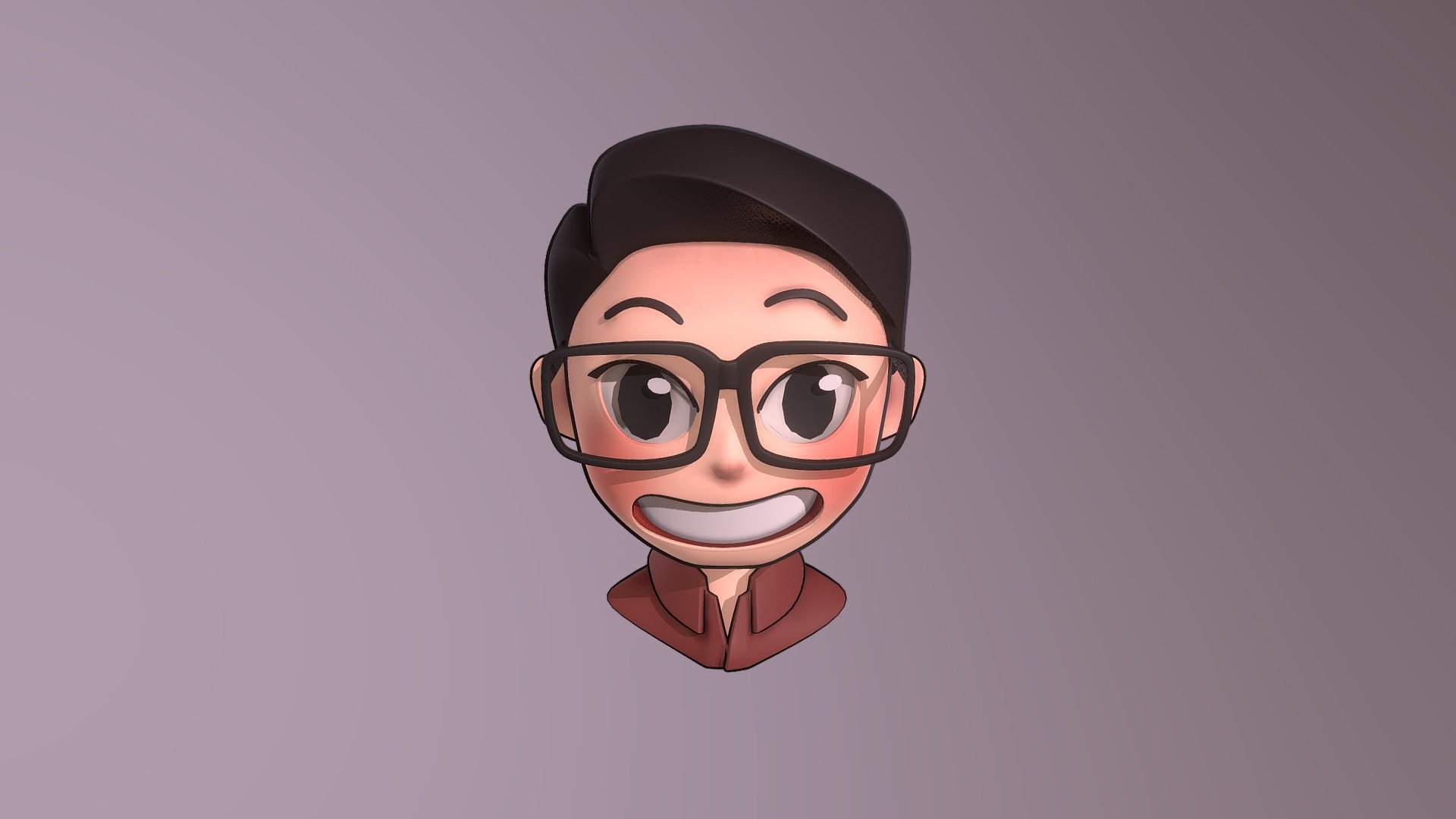 Cartoon Self portrait - 3D model by Phua_Li_Tat [a75544a] - Sketchfab