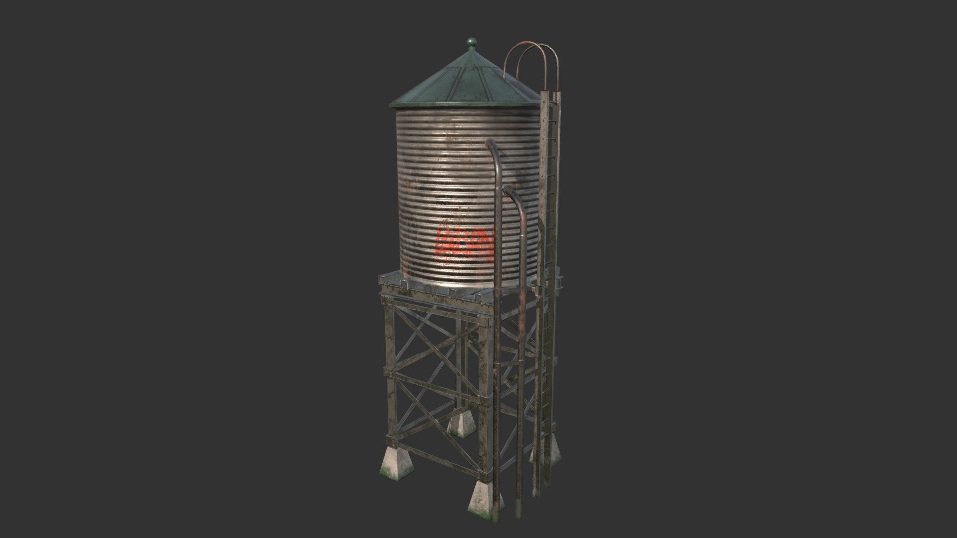 Water tank - 3D model by czapi_3d [a7564f7] - Sketchfab