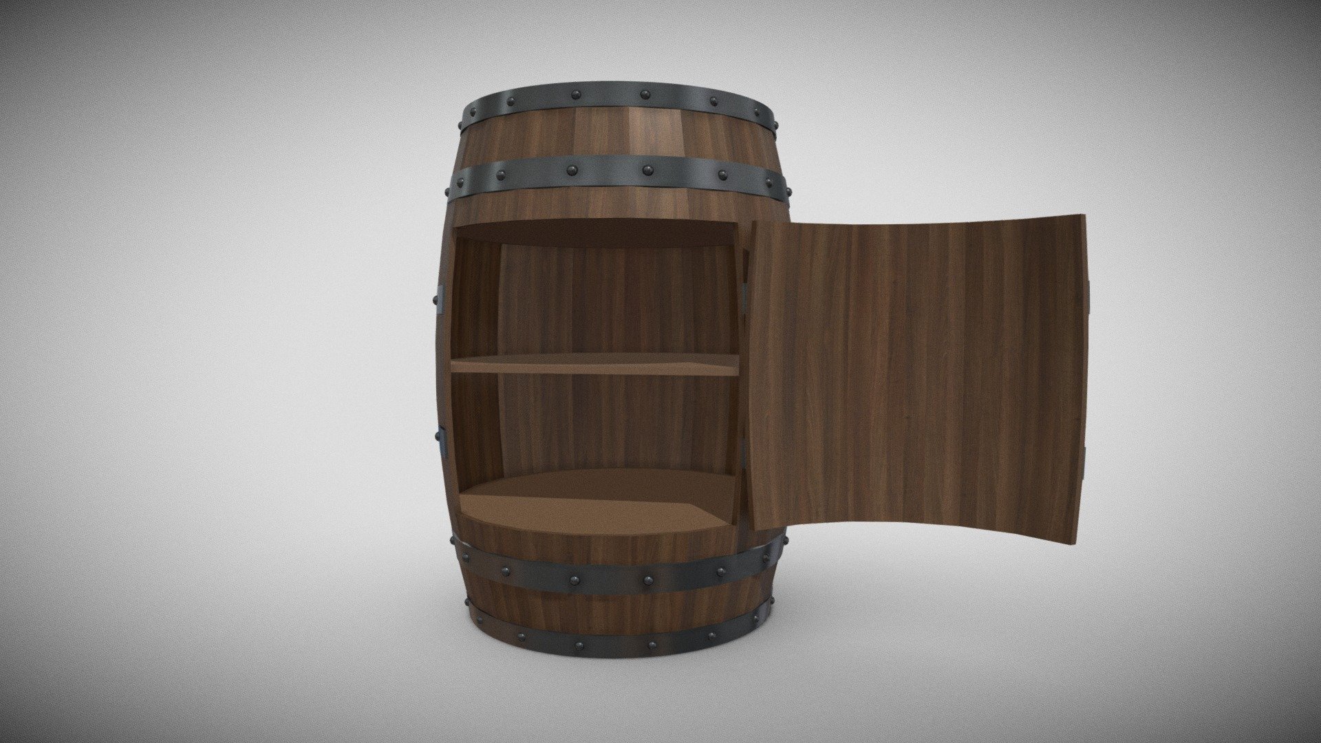 Cask Cabinet 3D - 3D model by nvere [a758566] - Sketchfab