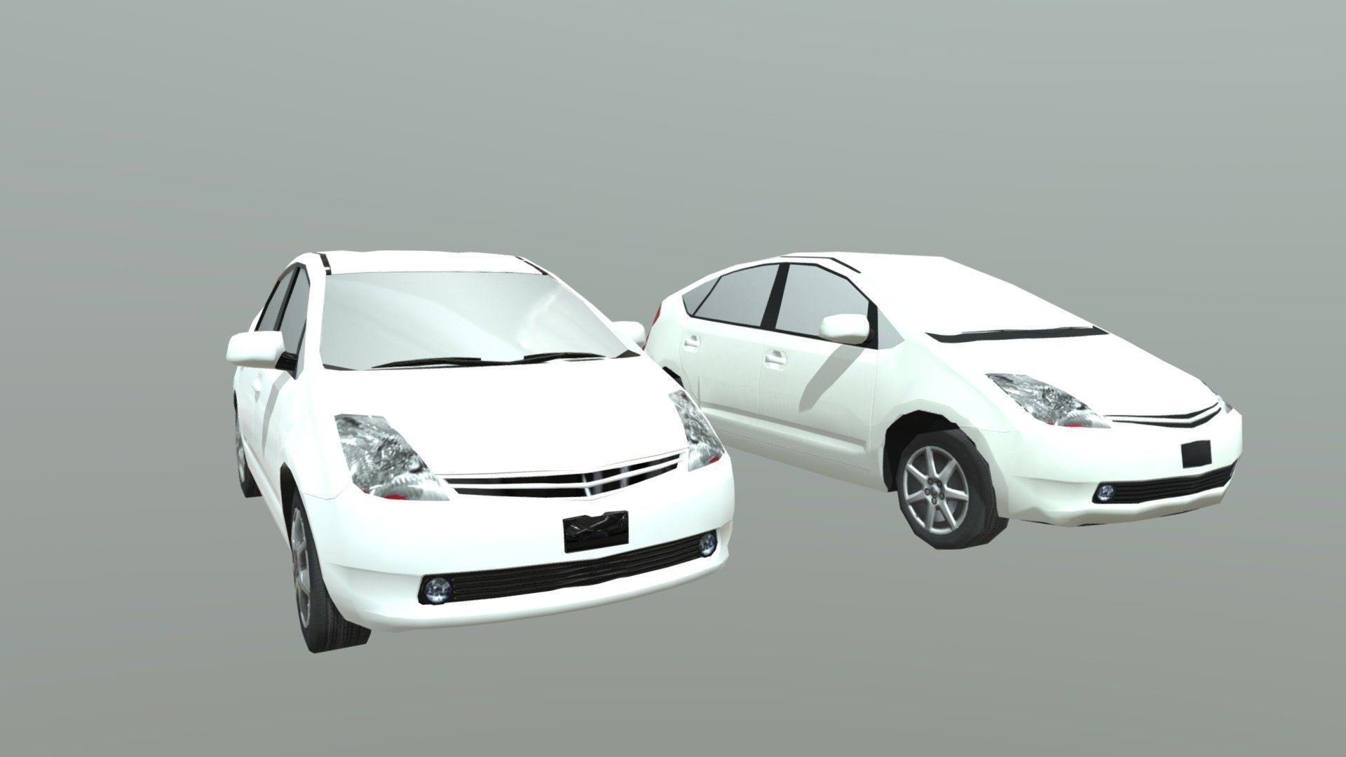 Toyota Prius Middle And Low Poly - Buy Royalty Free 3D model by ...