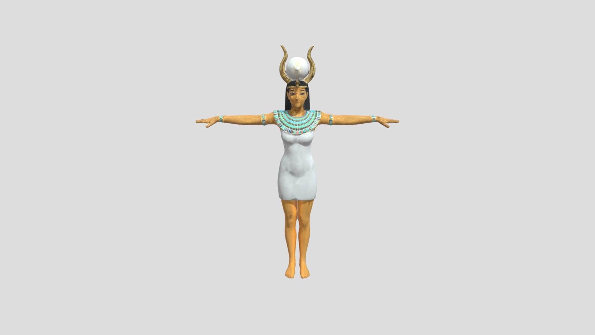 Goddess of Ancient Egypt Isis - Download Free 3D model by ...