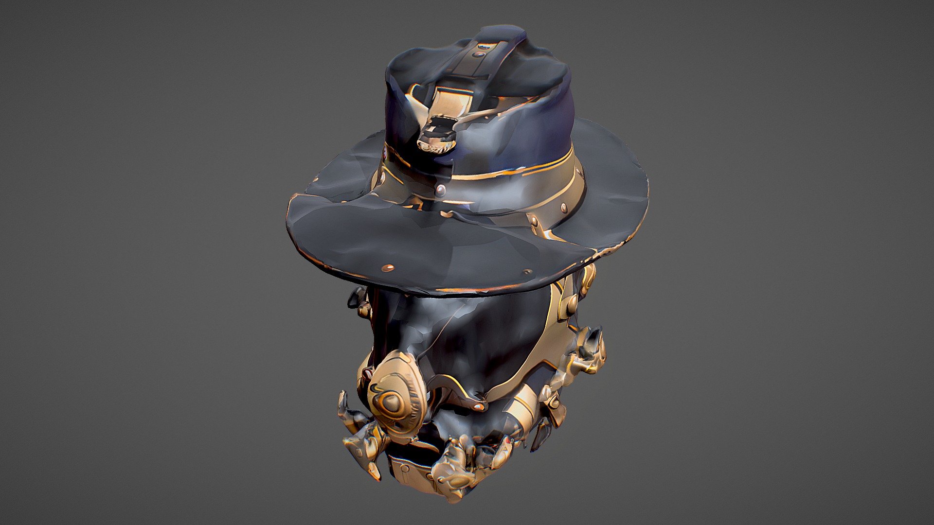 Steampunk police head - Download Free 3D model by Verticle [a75bacf ...