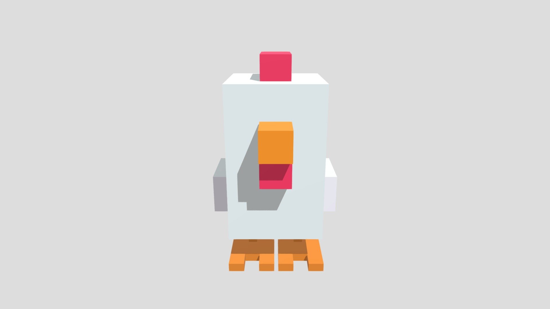 8-Bit Chicken - Download Free 3D model by Faraaz (@f.ahmad480) [a75be71 ...