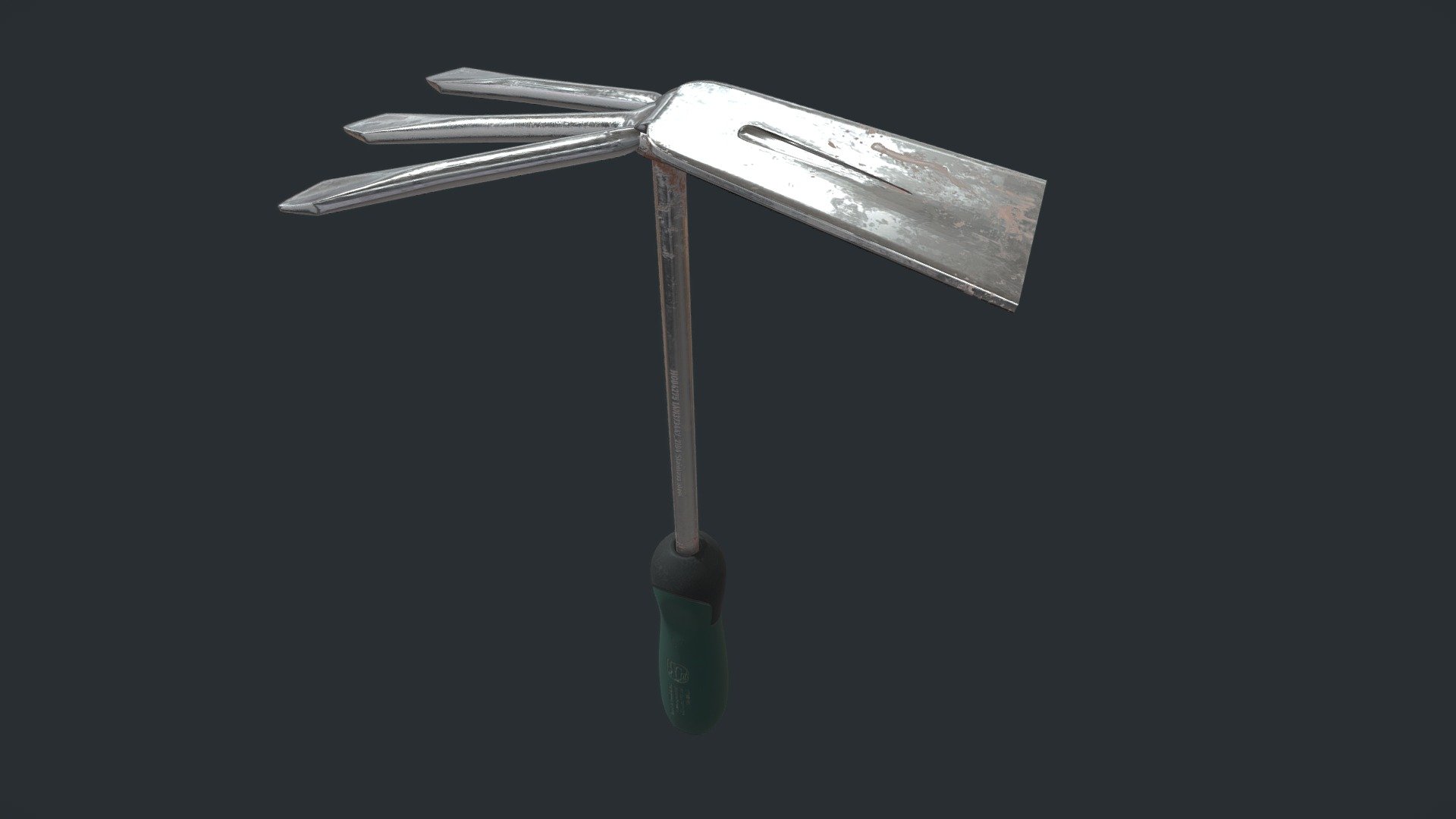 GAP Tool - Garden hoe - 3D model by Veronika Viglašská ...