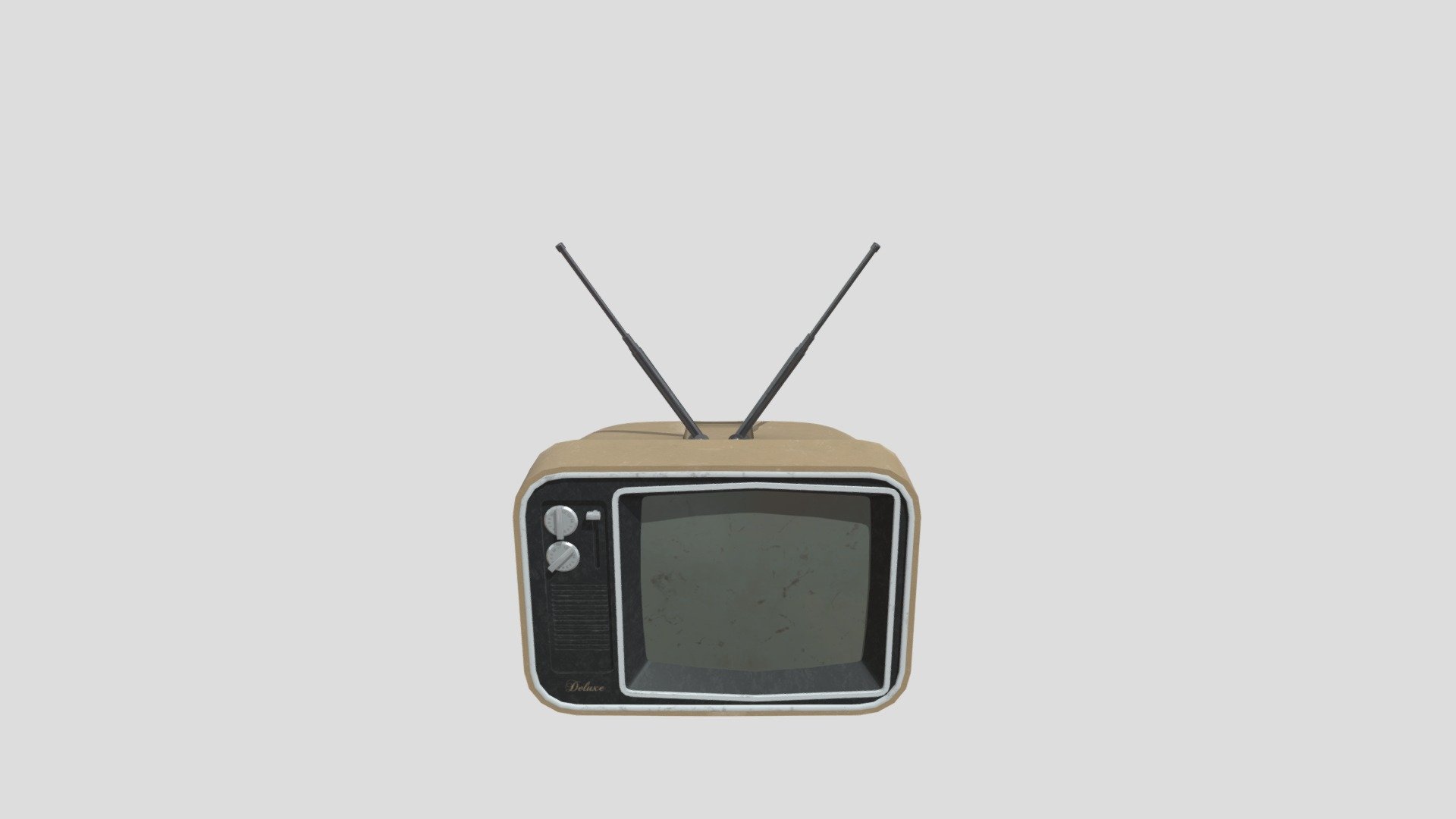 Old Dusty TV - Download Free 3D model by Artyooooom [a75e701] - Sketchfab
