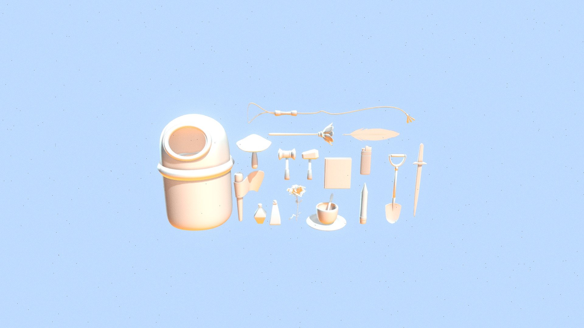 Different assets - 3D model by charmonye_owo [a75f79f] - Sketchfab