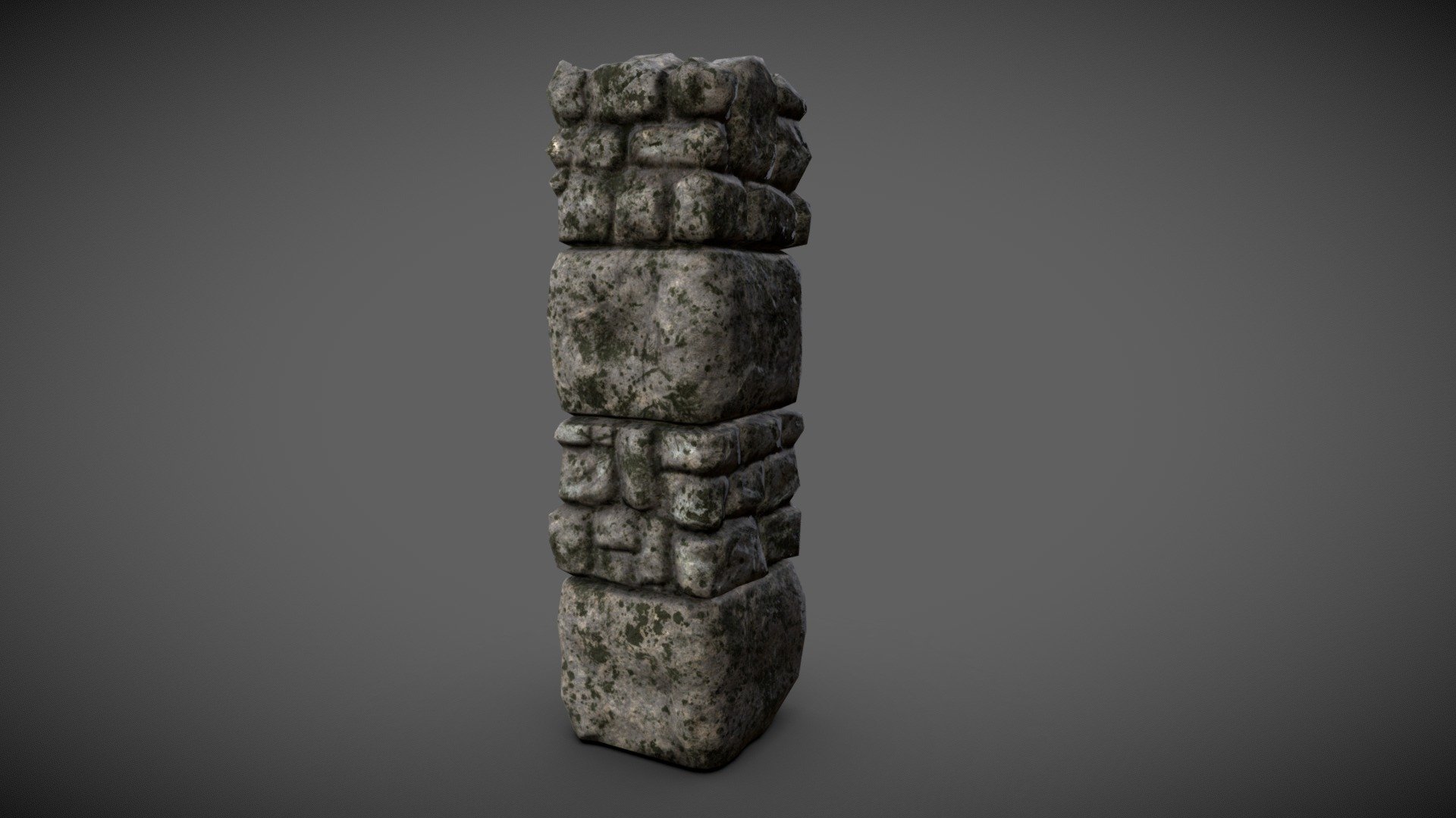 Stone Pillar High - 3D model by Wobblyteacup (@Wianswe) [a75f803 ...
