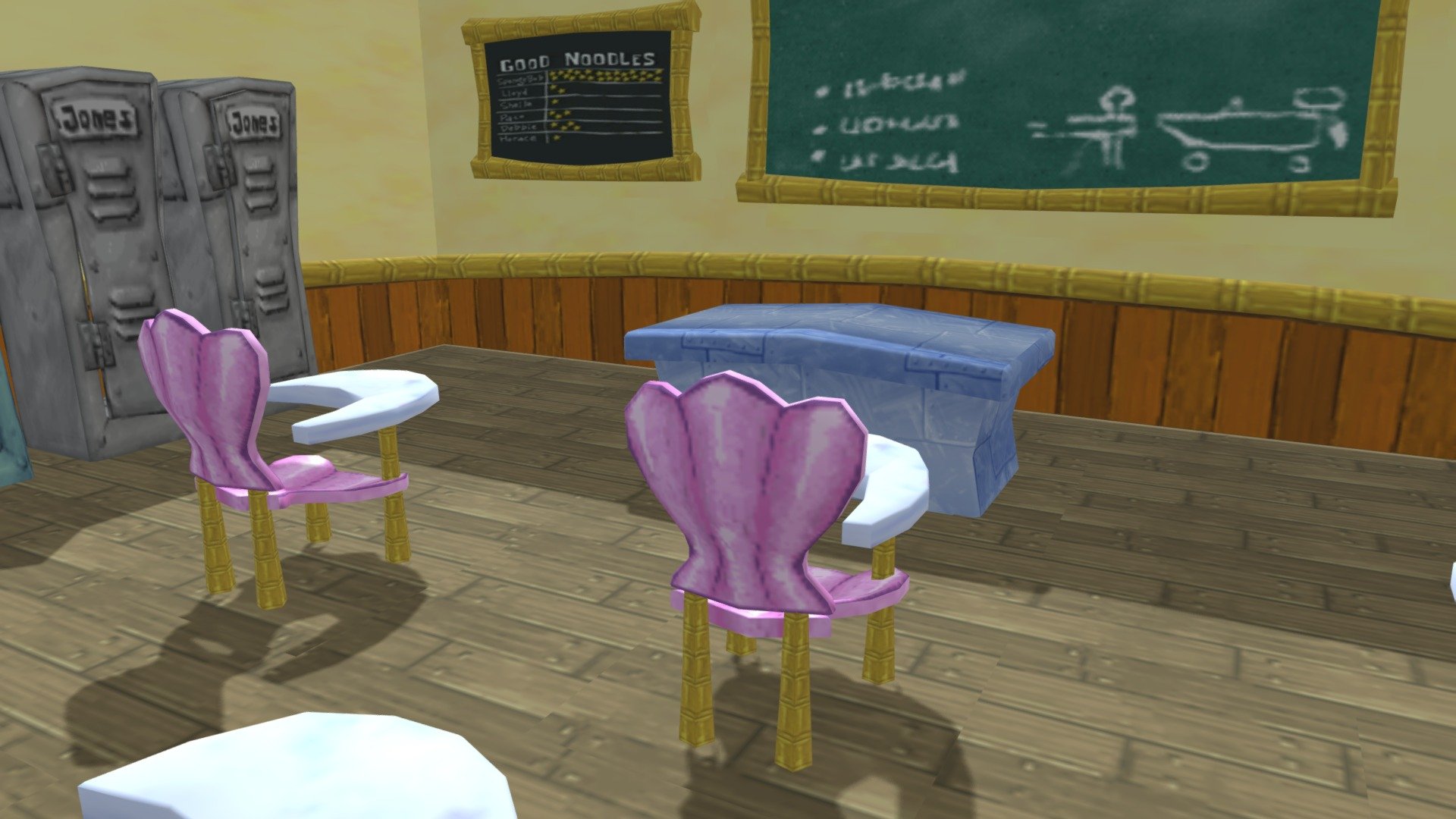 Mrs. Puff’s classroom - Download Free 3D model by Plankn [a76123d ...
