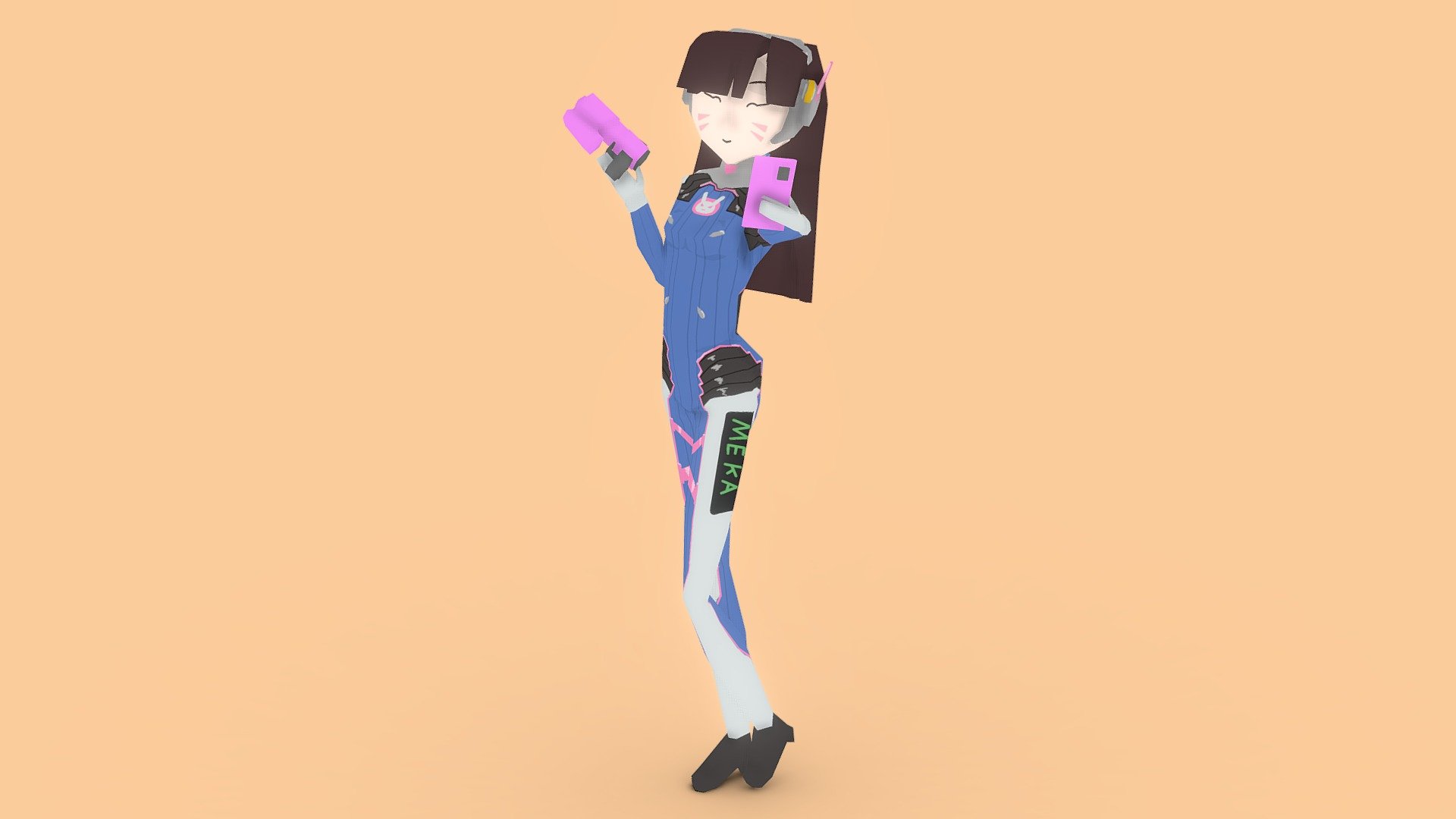 LowPoly Dva - Download Free 3D model by Mora (@MoraAzul) [a764fcf ...