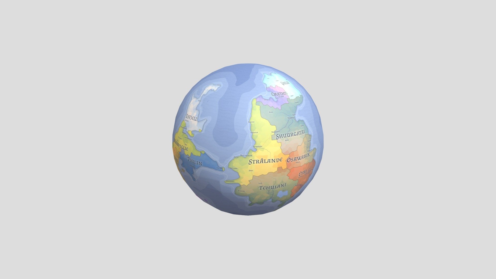 Globe - 3D model by remosss [a765219] - Sketchfab