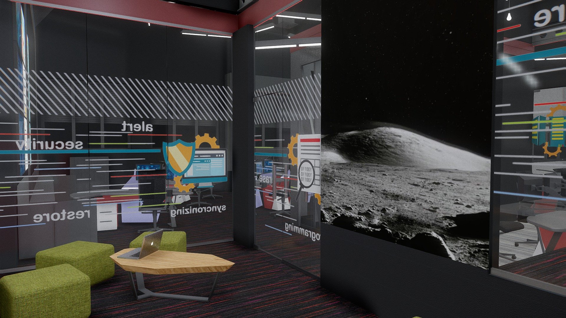 Thor Concept - CyberSecurity SOC Room V2 - 3D model by Patrudoizero ...