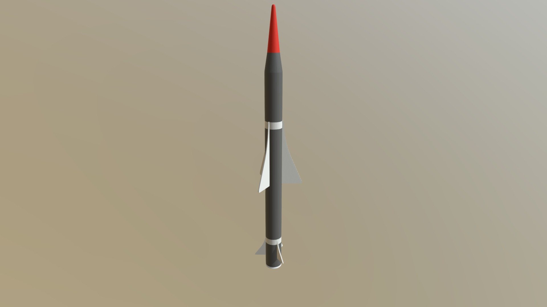 Large Missile - 3D model by Daniel_litt [a767a00] - Sketchfab