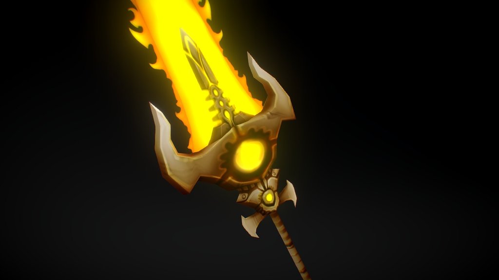 Epic Sun Sword - 3D model by stallfish [a767c8a] - Sketchfab