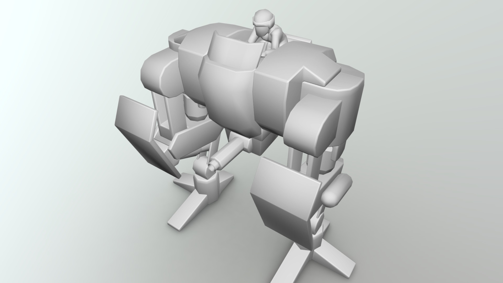 Mecha Sketch - 3D model by zoging [a7687bc] - Sketchfab