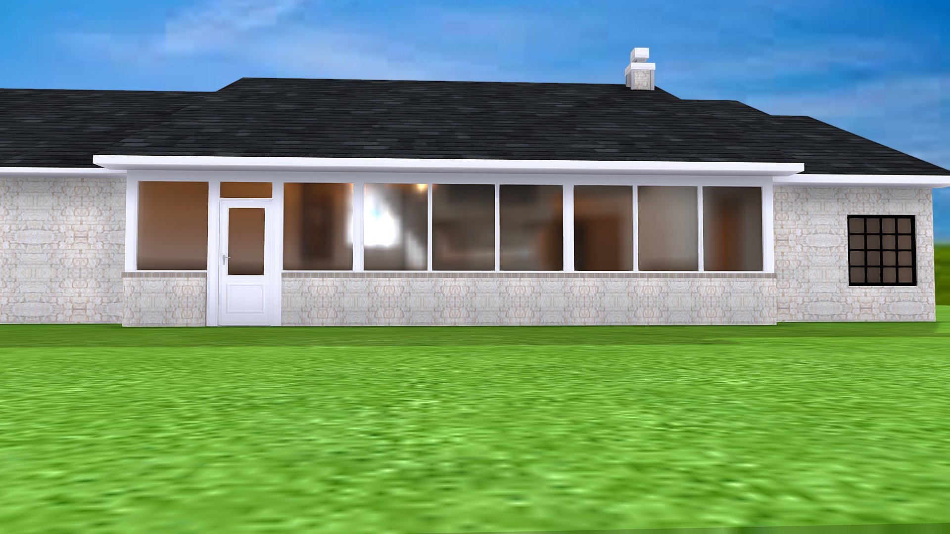 Janet Weninger 3 - 360 spin model of 3D house - 3D model by ...