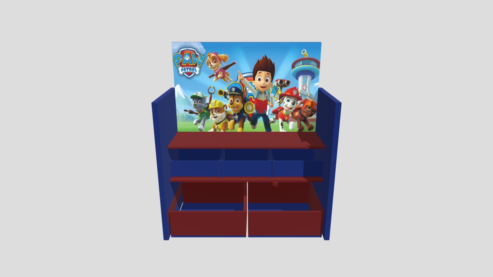 Paw Patrol Toy Box - Download Free 3D model by House Doctor ...