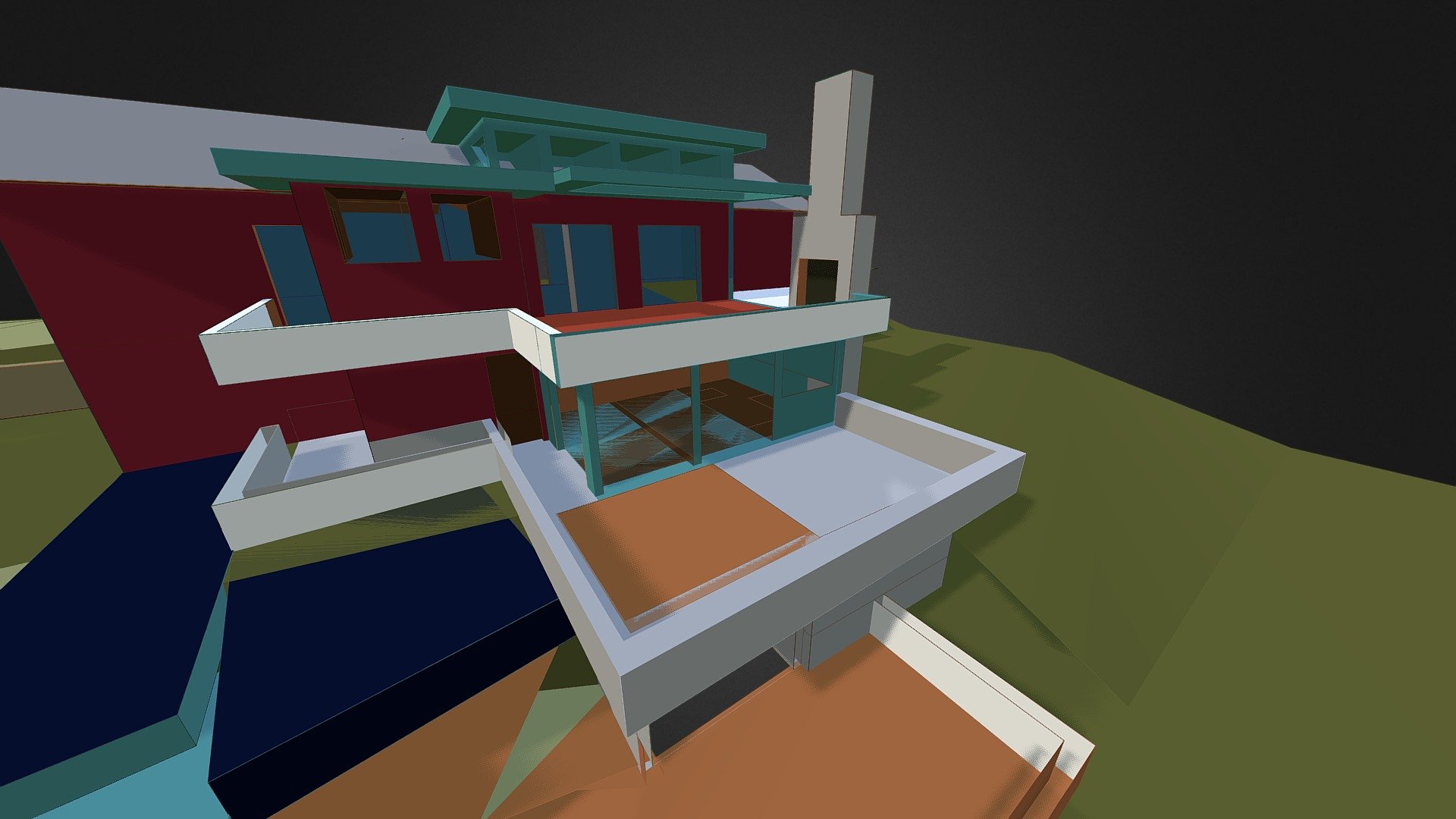 House Lower Level Build Out V2 - 3D model by dspengler [a76e9af ...