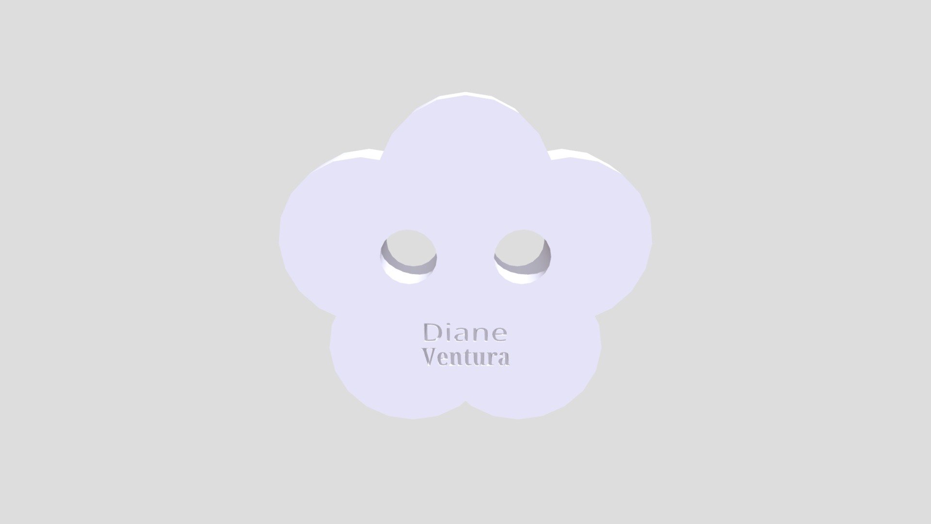 Flower Button - 3D model by diane.venturaantonio [a76f926] - Sketchfab