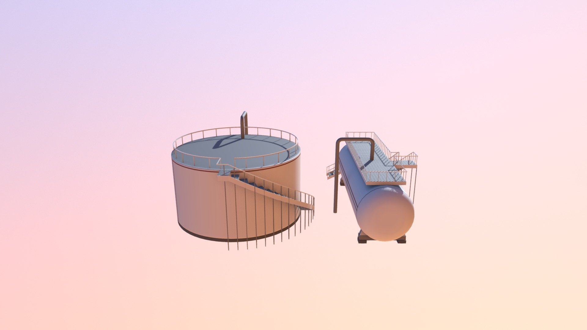 Cisterns - 3D model by ergeek [a76fed5] - Sketchfab
