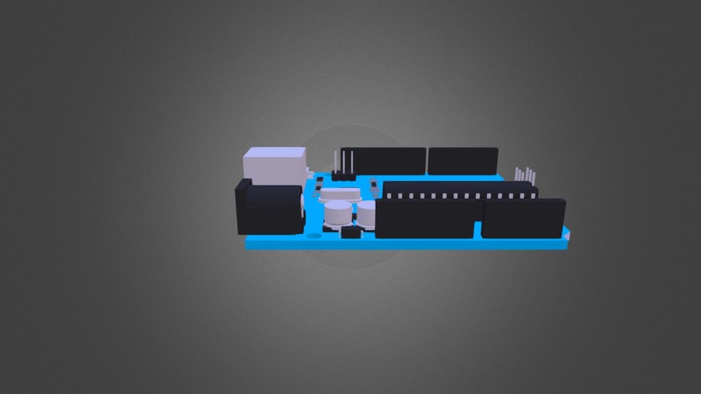 Arduino_Uno_rev3Colored - 3D model by amatokus8669 [a770269] - Sketchfab