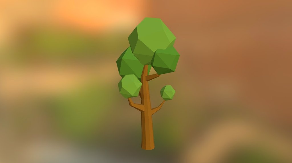 Low Poly Tree - 3D model by MxArt3D [a77b939] - Sketchfab