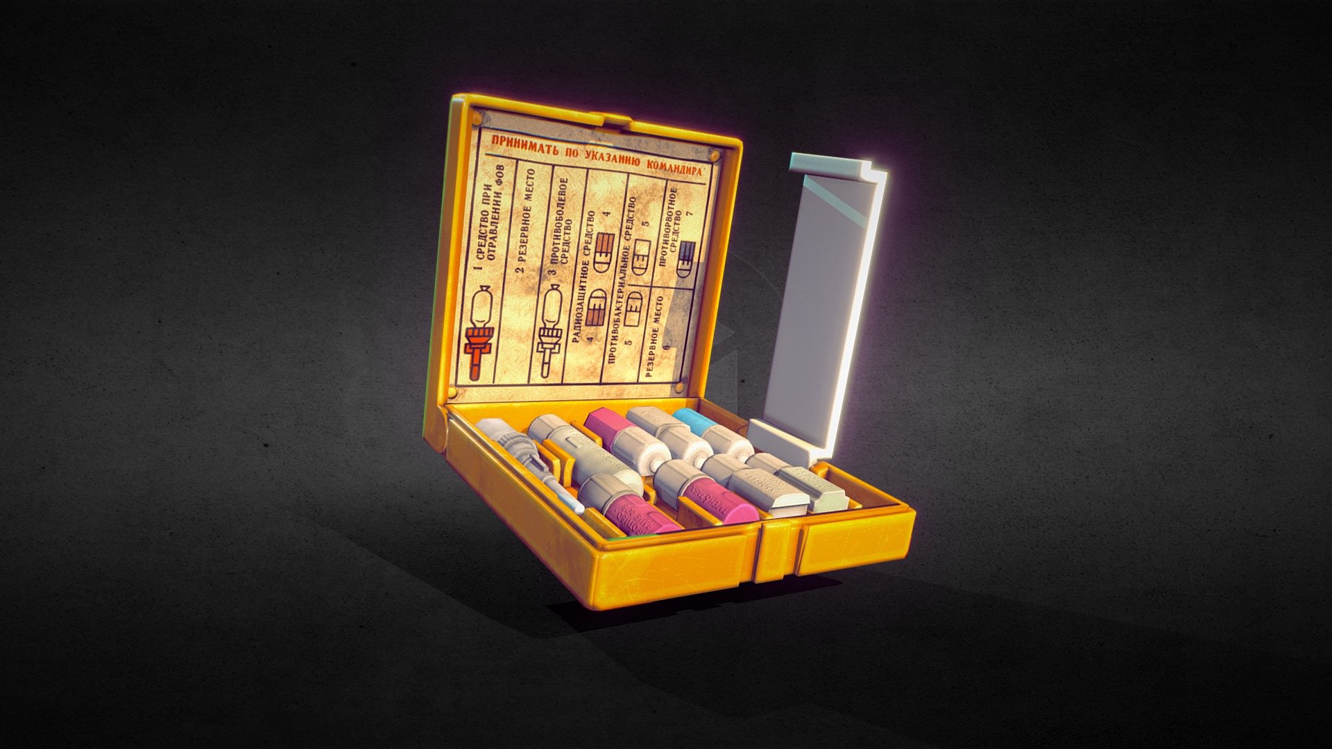 Ai 2 Soviet Medical Kit - 3D model by ghosty3d [a77cd3a] - Sketchfab