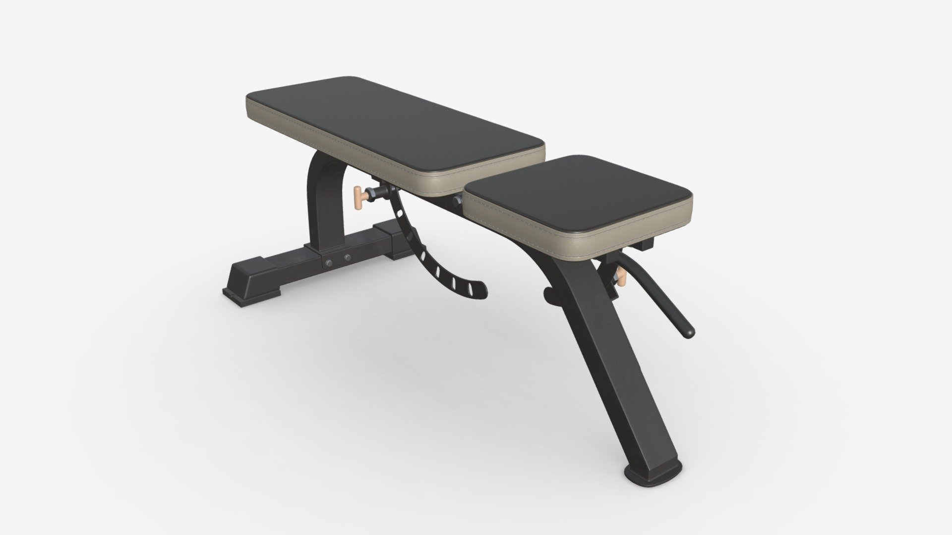 Adjustable weight flat bench 01 - Buy Royalty Free 3D model by HQ3DMOD ...