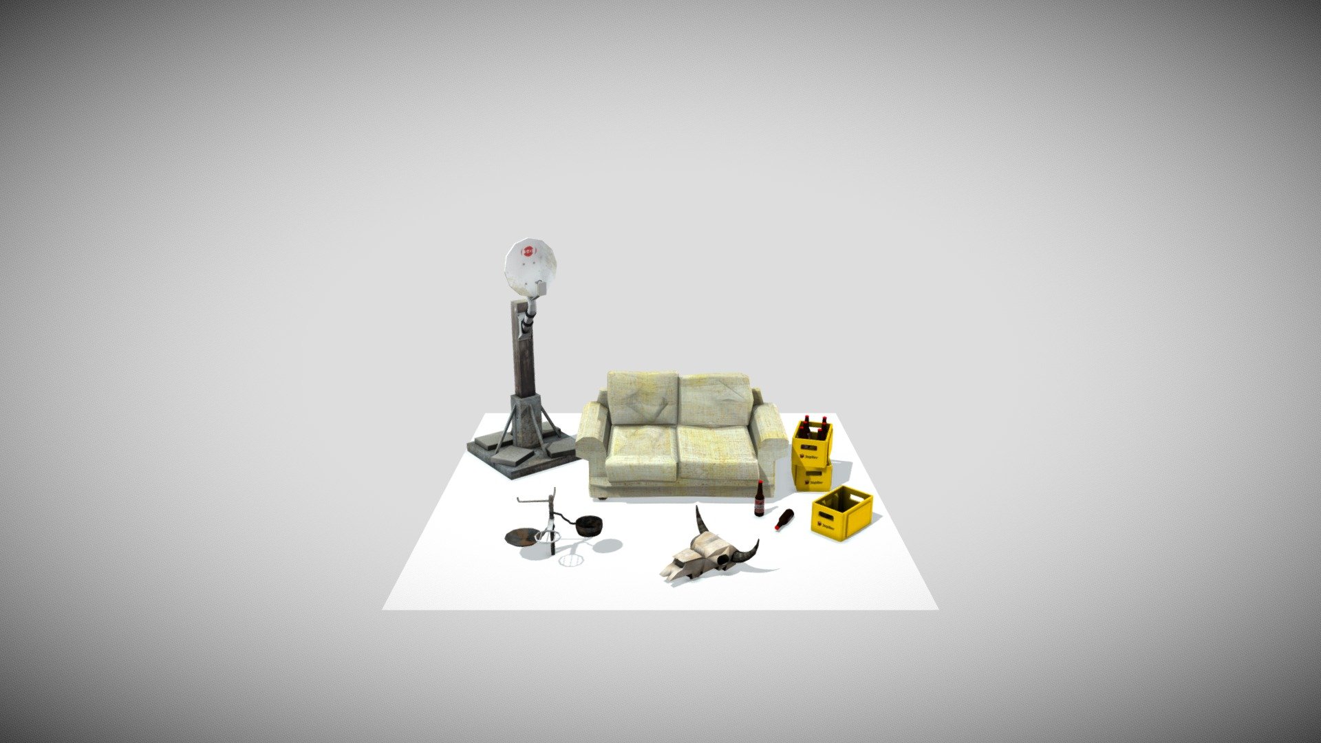 5 Props Assignment - 3D model by Samuel_Dhooge [a780042] - Sketchfab