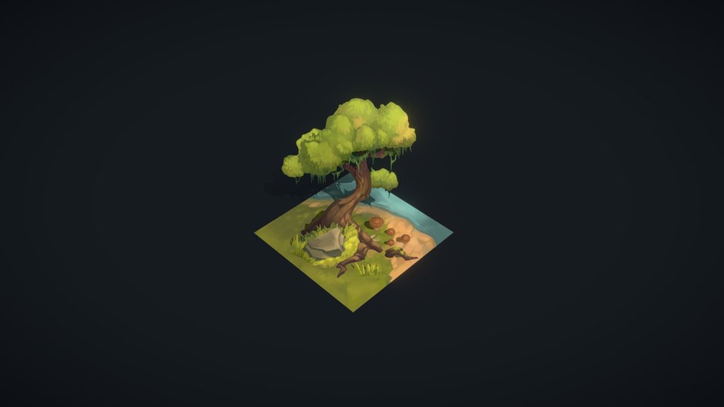 Handpainted - A 3D model collection by Shelby Merrill (@polygoth ...