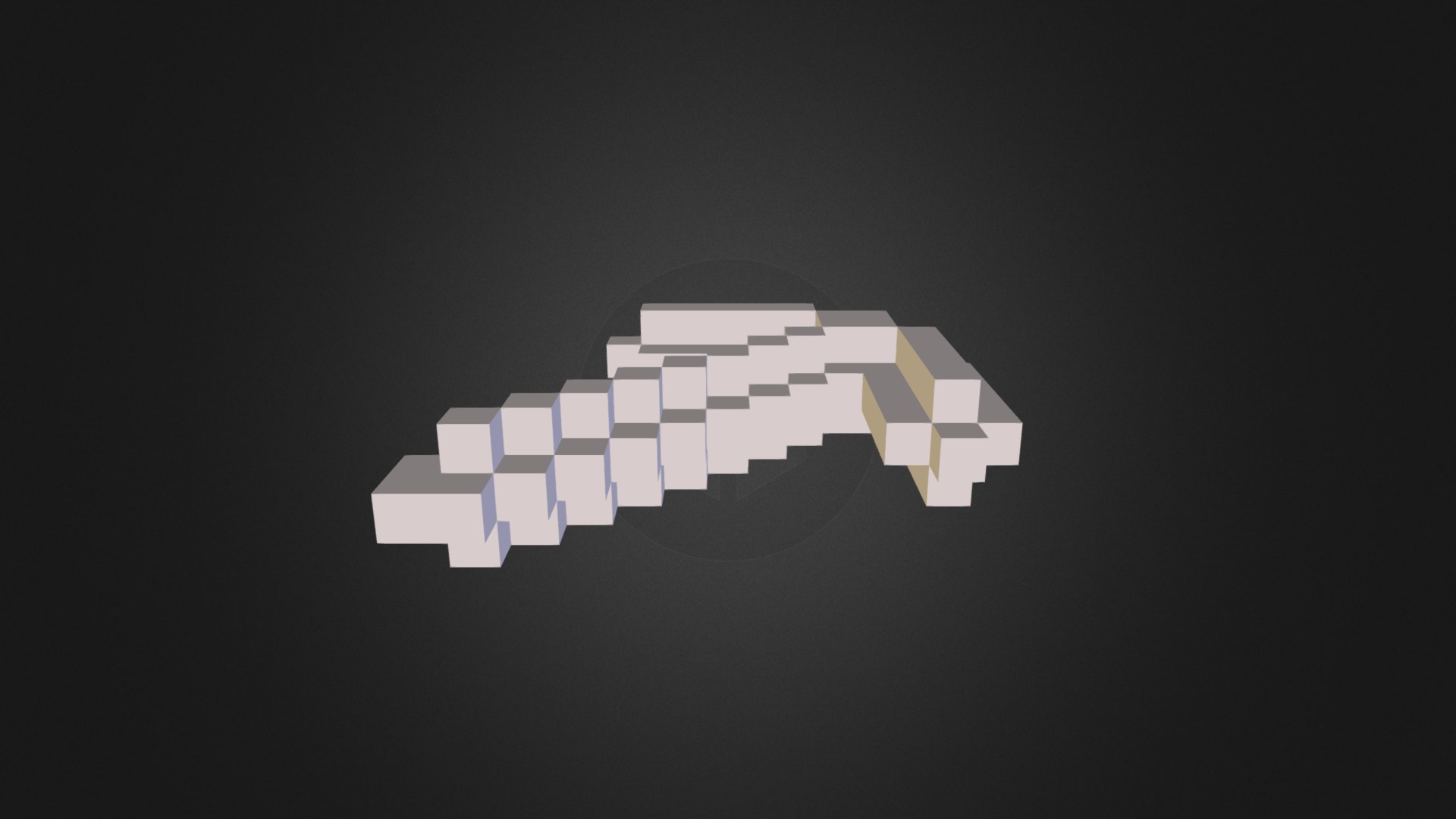 New and Improved 3D Minecraft Pickaxe - 3D model by 3dindustries ...