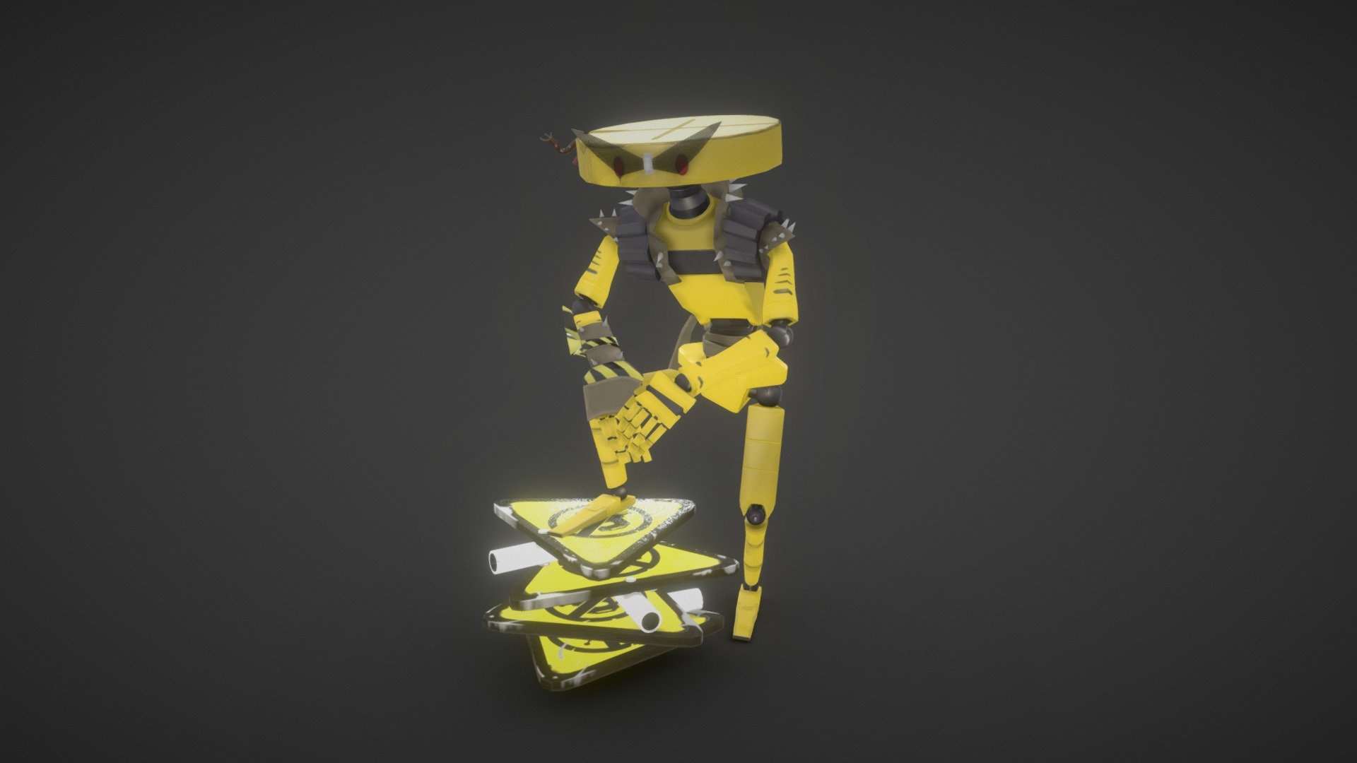 Robot Rebel - 3D model by Dantir [a780eae] - Sketchfab