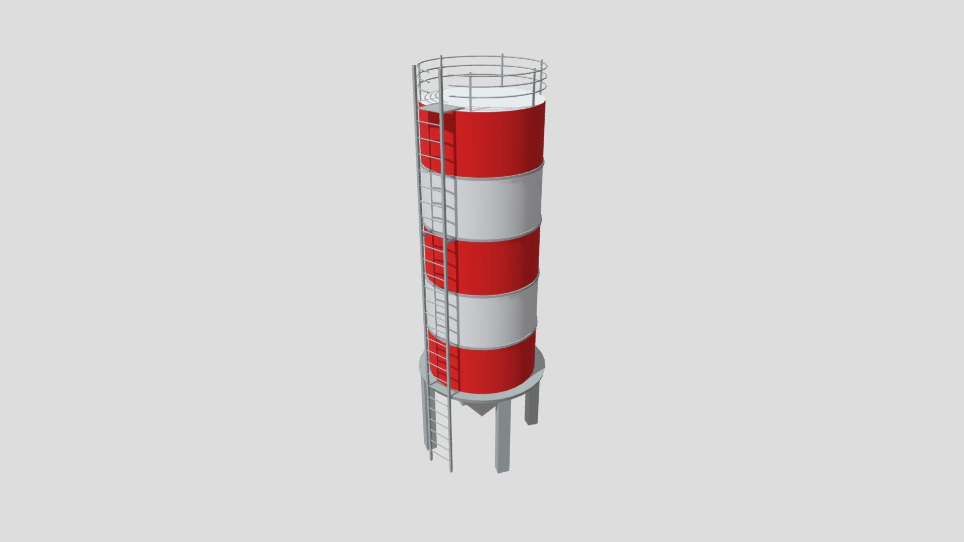 Low Poly Silo - Download Free 3D model by CevoCreative [a7814af ...